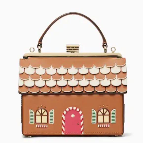 kate spade | Bags | Nwt Kate Spade Gingerbread House Purse Top Handle ...